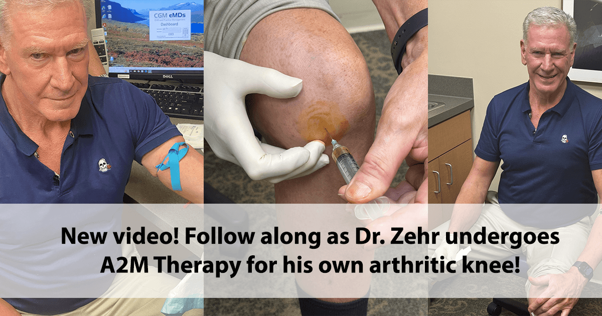 Dr. Zehr Receives A2M Therapy for His Arthritic Knee - Zehr Center ...